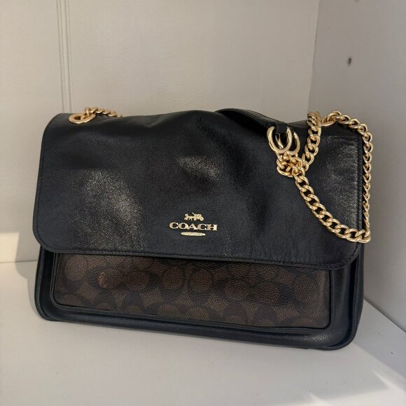 Coach | Bags | Coach Elodie Crossbody Bag In Signature Canvas Ccf ...